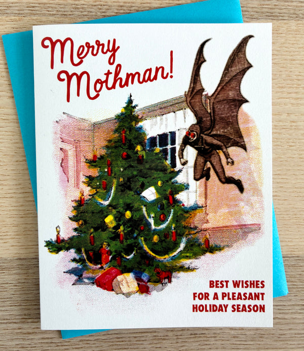 Merry Mothman Card - Alternate Histories
