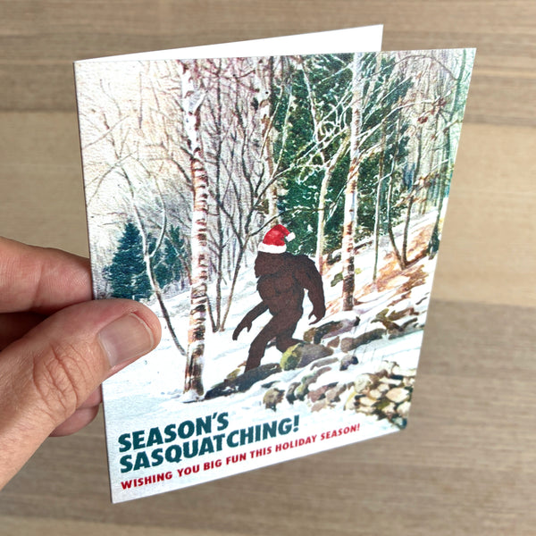 Season's Sasquatching Card - Alternate Histories