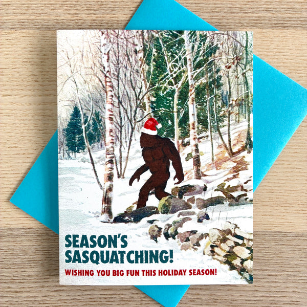 Season's Sasquatching Card - Alternate Histories