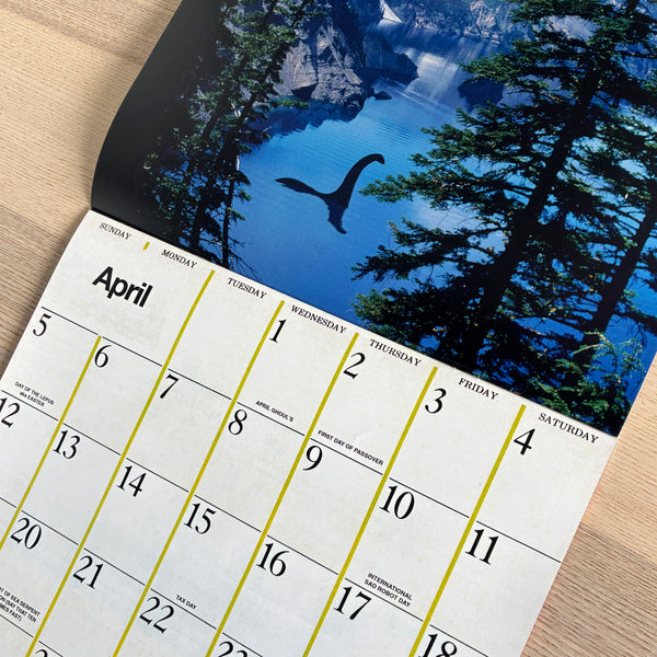 2026 Monster Vacation Calendar - Alternate Histories