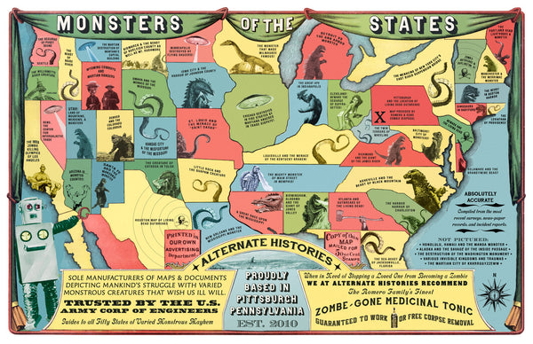 Monsters of the United States - Alternate Histories