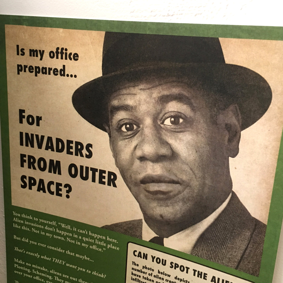 MONSTRA Alien Propaganda Poster - Alternate Histories