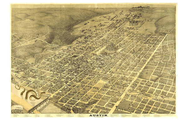 Map of Austin, 1892 - Alternate Histories