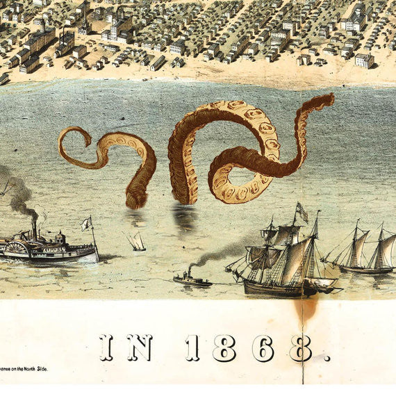 Map of Chicago, 1868 - Alternate Histories