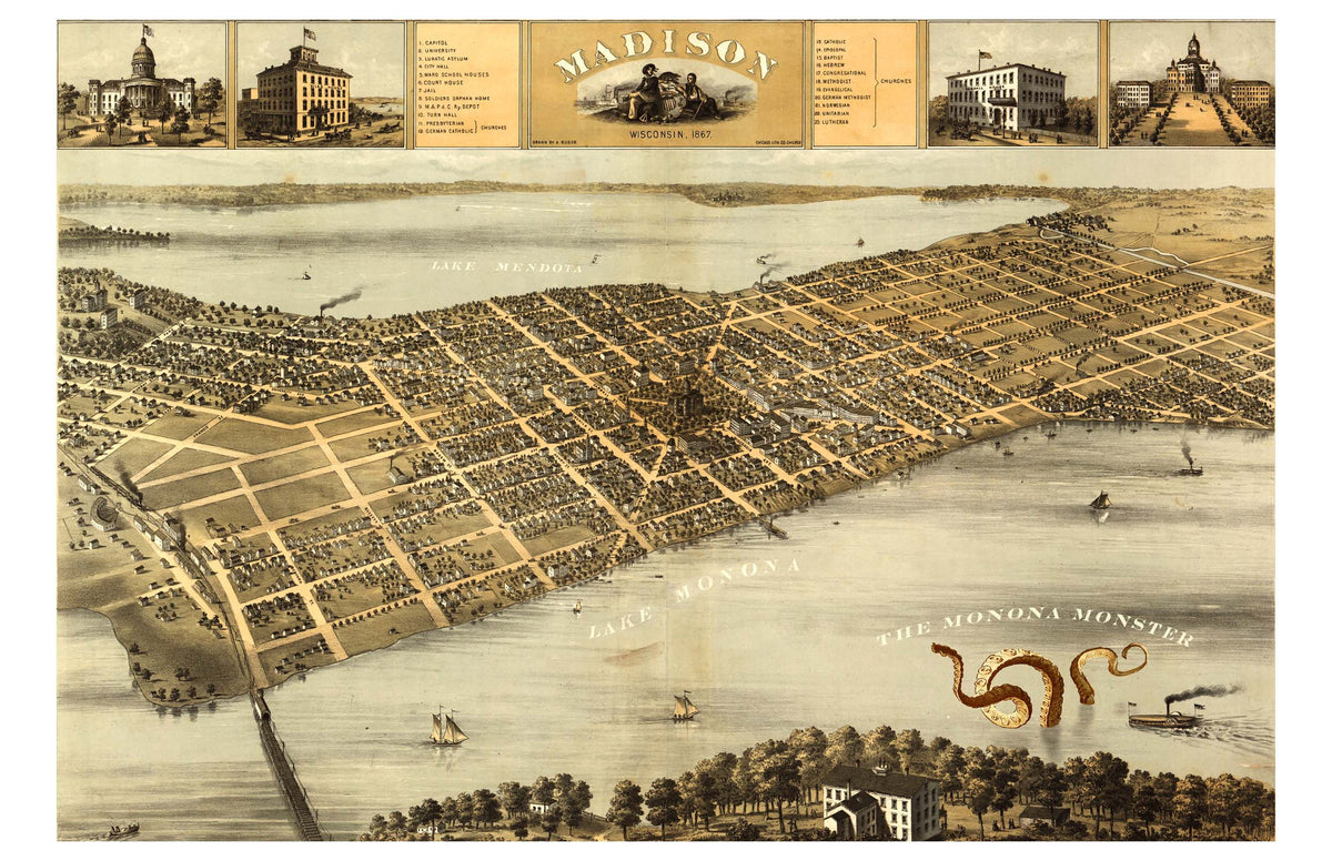 Madison and the Monona Monster - Alternate Histories