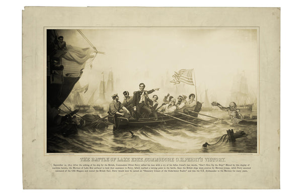Commodore Perry Rallies the Mermen of Lake Erie - Alternate Histories