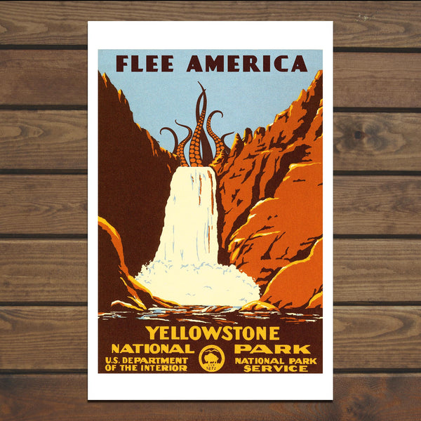 Flee America: Yellowstone - Alternate Histories